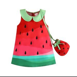 boutique | Dresses | Watermelon Dress Birthday Outfit Dress Clothes ...